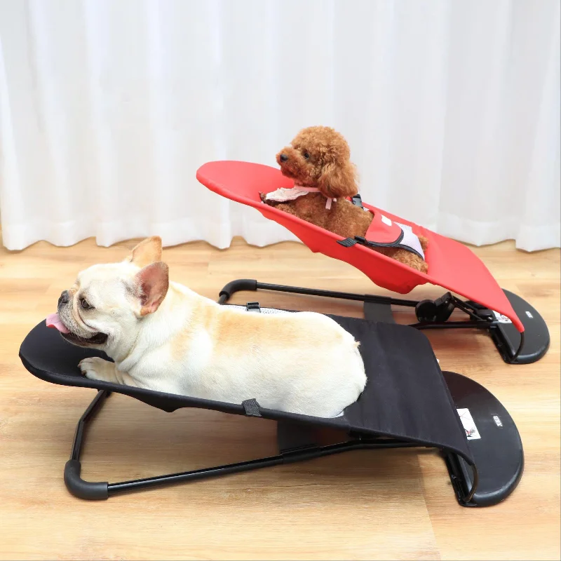 Dog Rocking Chair Off The Ground Puppy Rocking Bed Folding Corgi Teddy ...