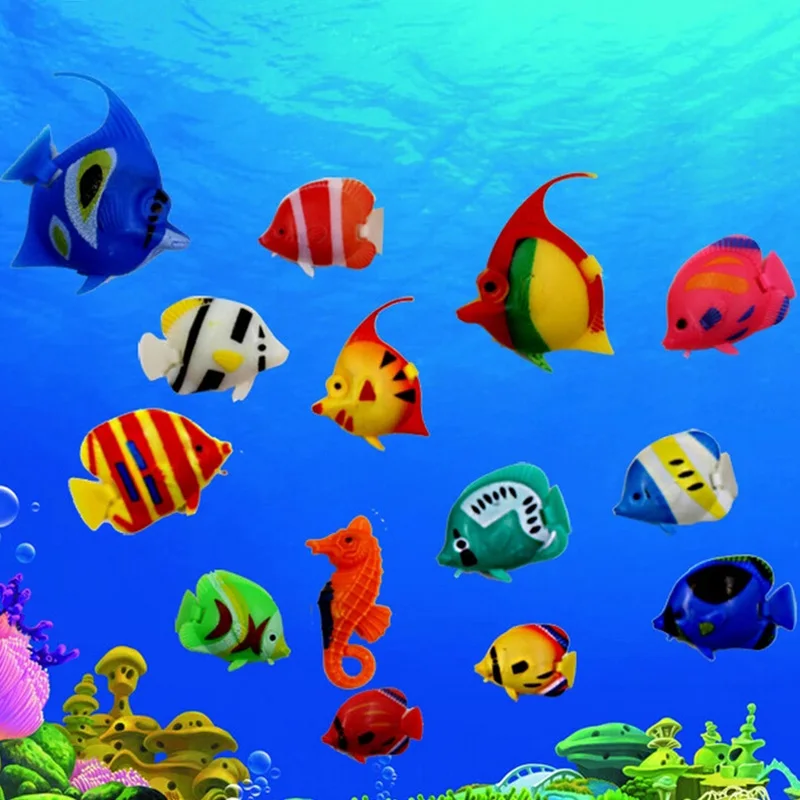 1pc-Lifelike-Plastic-Artificial-Moving-Floating-Fishes-Ornament ...