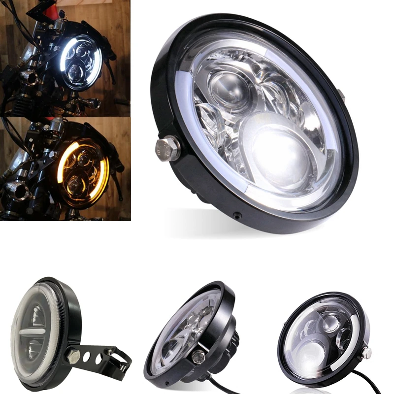 Universal-7-Round-Headlight-7-Inch-Motorcycle-LED-Headlamp-Moto-Scooter ...