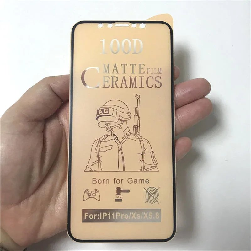 10pcs 100D Ceramics Film Matte Screen Protector Frosted Full Cover For ...