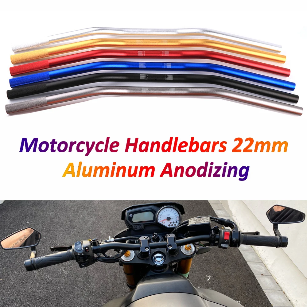 22mm-Universal-Motorcycle-Handlebar-Aluminum-Anodizing-Steering-Wheel ...
