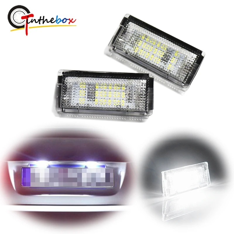 12V-18LED-Number-License-Plate-Light-Lamp-Cold-White-CANBUS-Car-No ...