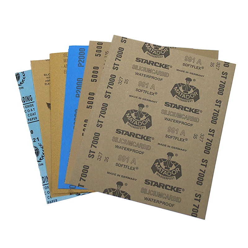 10PCS-Grit-Square-Superfine-Sandpaper-Brushed-Water-Sanding-Paper ...