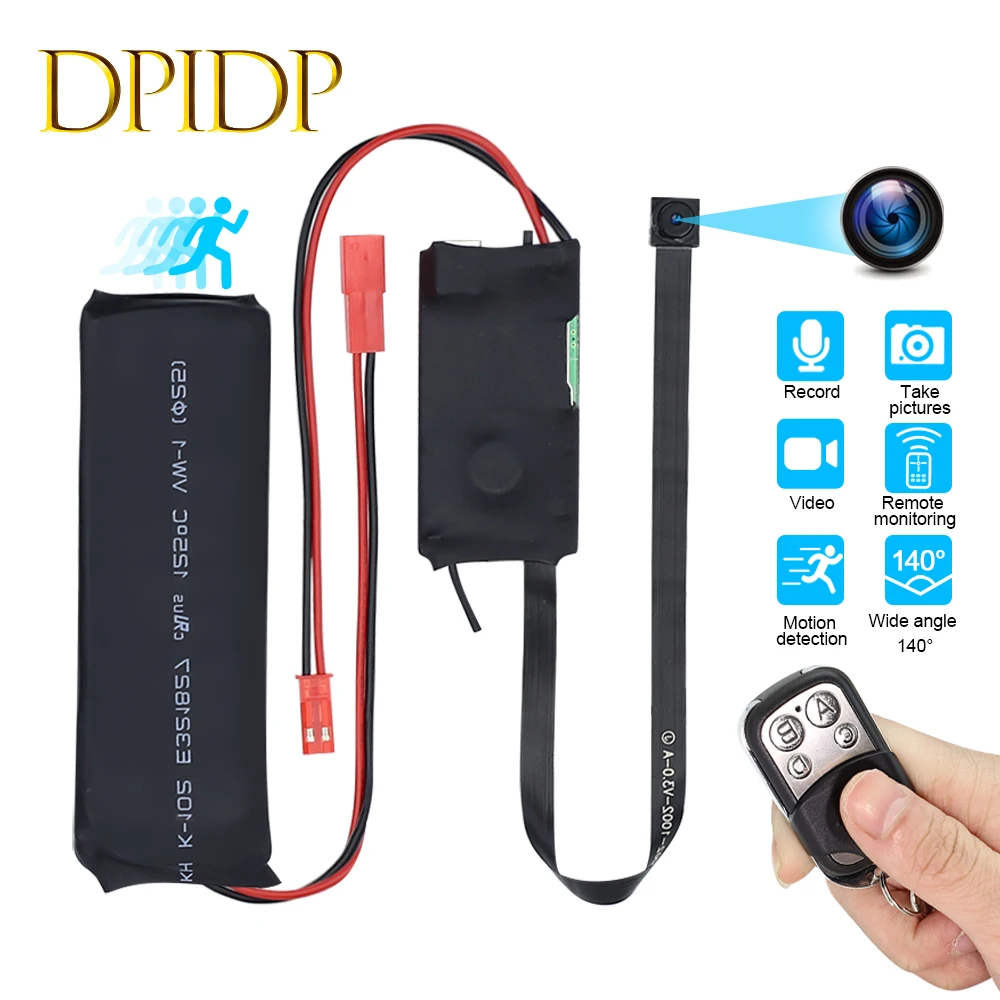 Network Mini Camera Module Remote Control Webcam Ip P2p 1080p Hd Wide ...