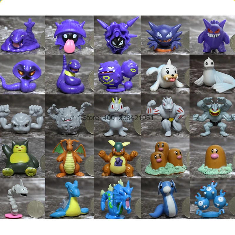 Pokemon Gengar Onix Doll Collectibles Shelgon Pocket Monster Machamp ...