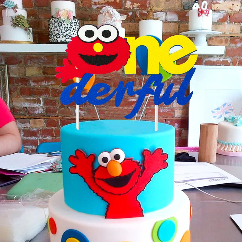 Elmo 1st Birthday Cake