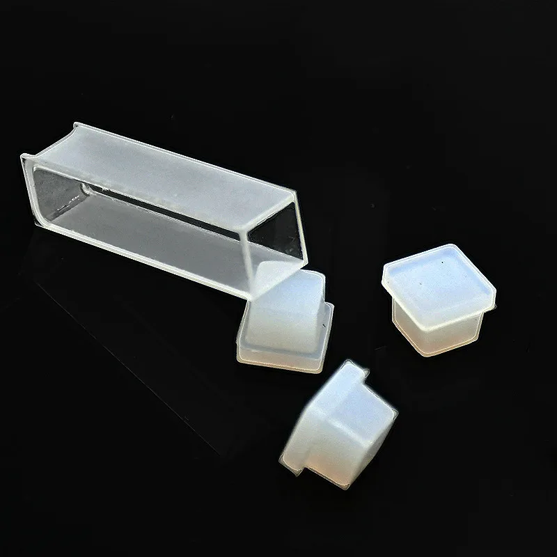 Silicone Stopper Cell Cover Glass Cuvette Plug Quartz Cuvette Silicone ...