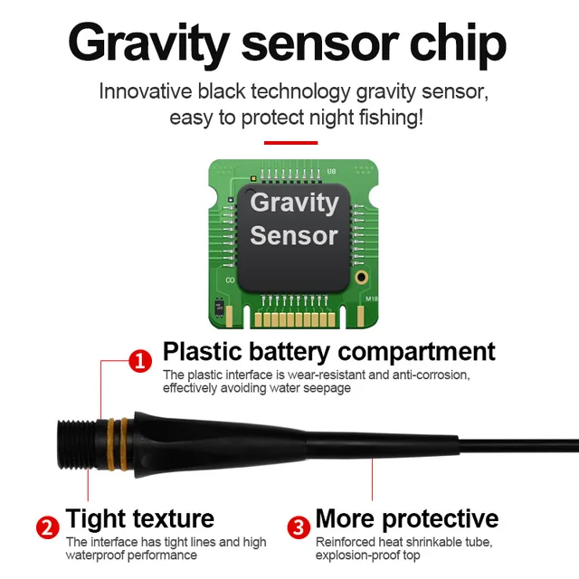 Fishing Smart Electronic Float Gravity Sensor Led 2g 5g 7g 10g Great ...