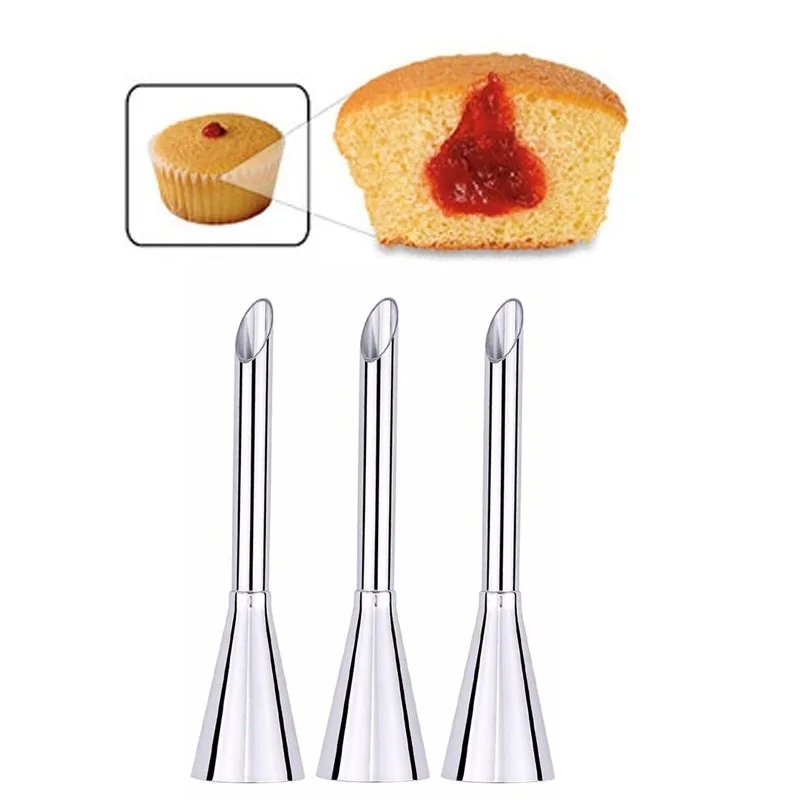 Cupcake Injector Pastry Syringe Iciping Piping Tips Eclairs Puff ...