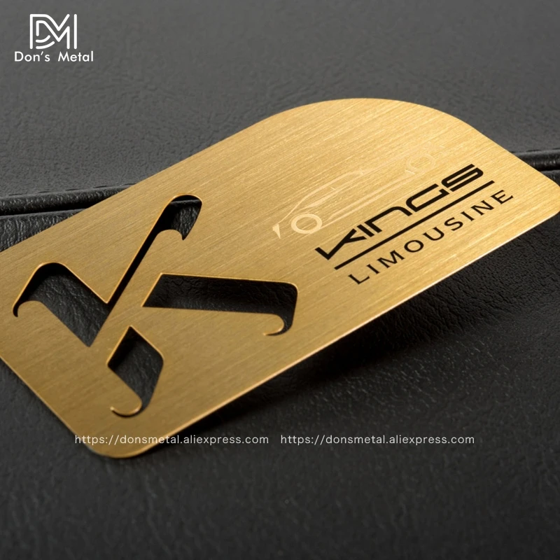 Creative black metal membership card high-end stainless steel business ...