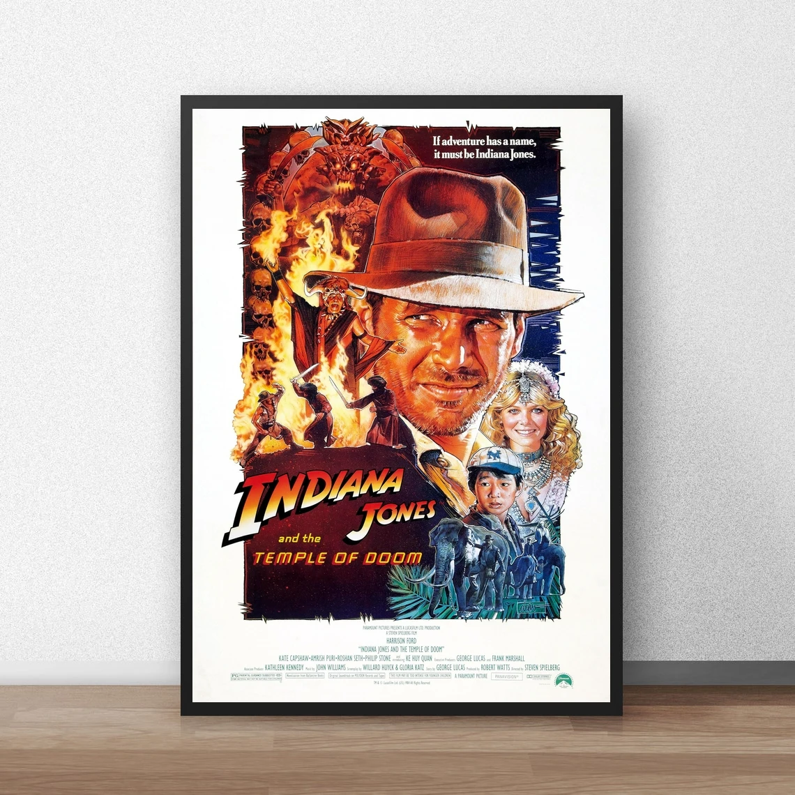 Indiana Jones Temple Of Doom Poster