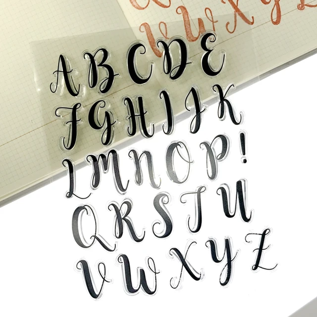 3d Letters Alphabet Cursive