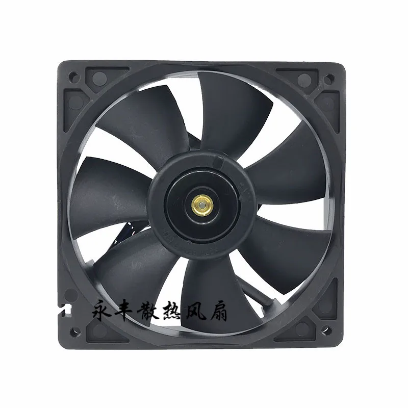 original 12025 12V 0.6A AFB1212VH 12CM four-wire PWM chassis cooling ...