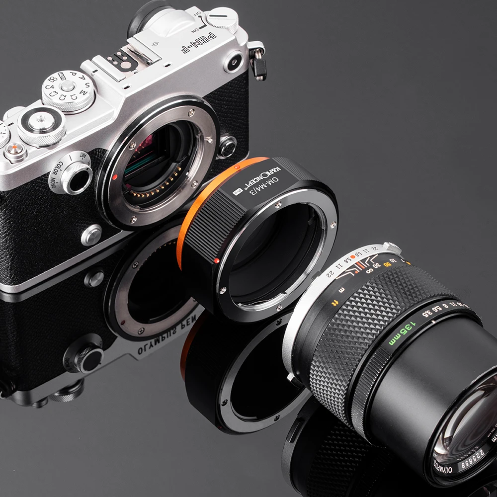 OM-M43 Olympus OM Lens to M43 MFT Mount Camera Adapter Ring for OM Len ...