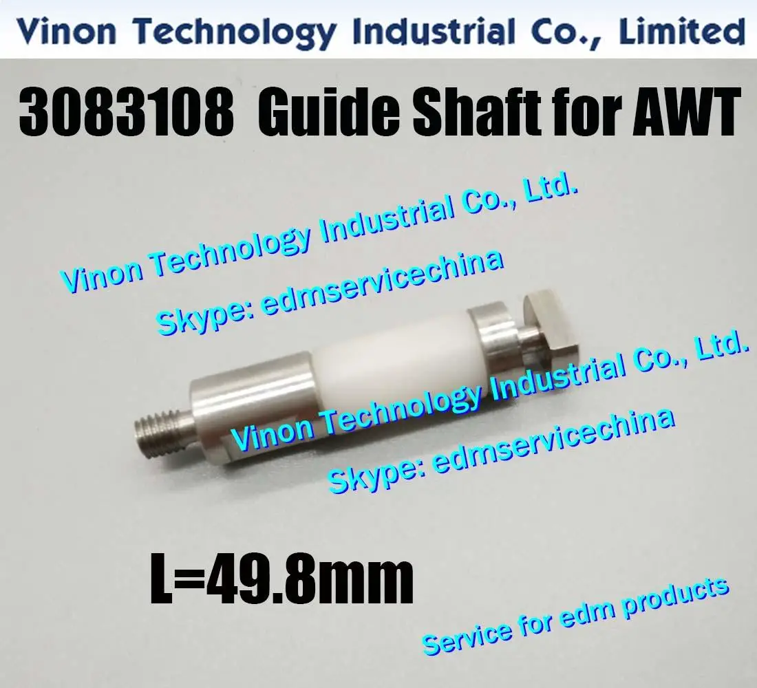3080653+3083108 edm Guide Shaft (2pcs) for AWT S5003 S5004 L=49.8mm + L ...