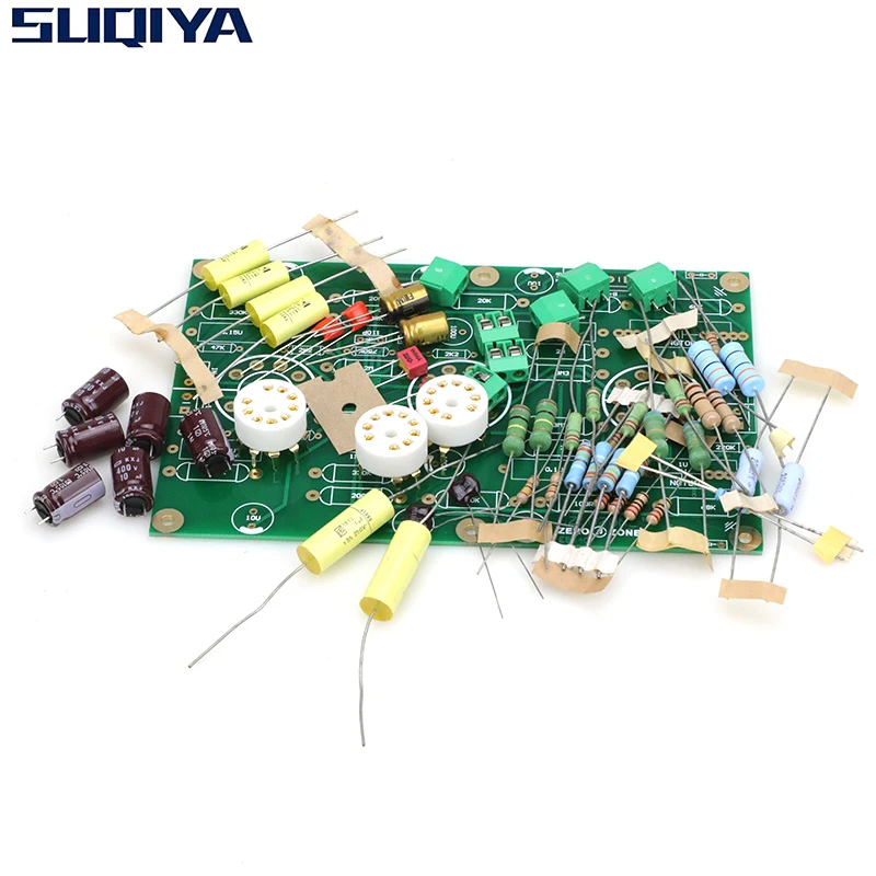 SUQIYA-EAR834 HIFI RIAA MM (Moving Magnet) Phono Amplifier 12AX7 Tube Stereo PCB diy kit ...
