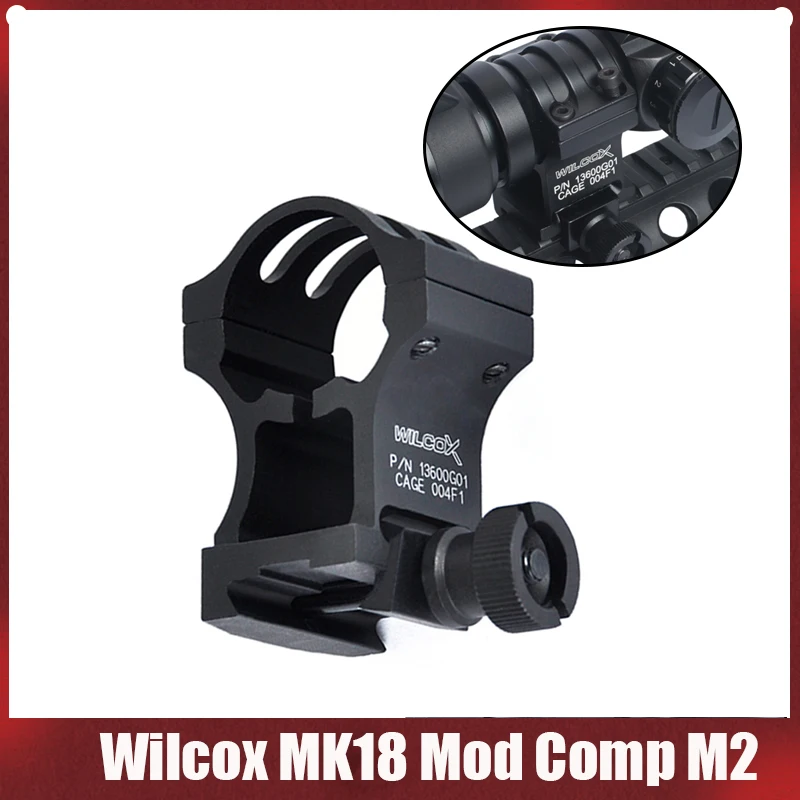 Wilcox-MK18-Mod-Comp-M2-Mount-For-M2-M3-Picatinny-Adapter-Weapon ...