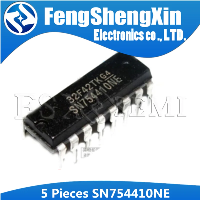5Pcs-SN754410NE-DIP-16-SN754410-DIP-754410NE-DIP16-SN754410N-QUADRUPLE ...