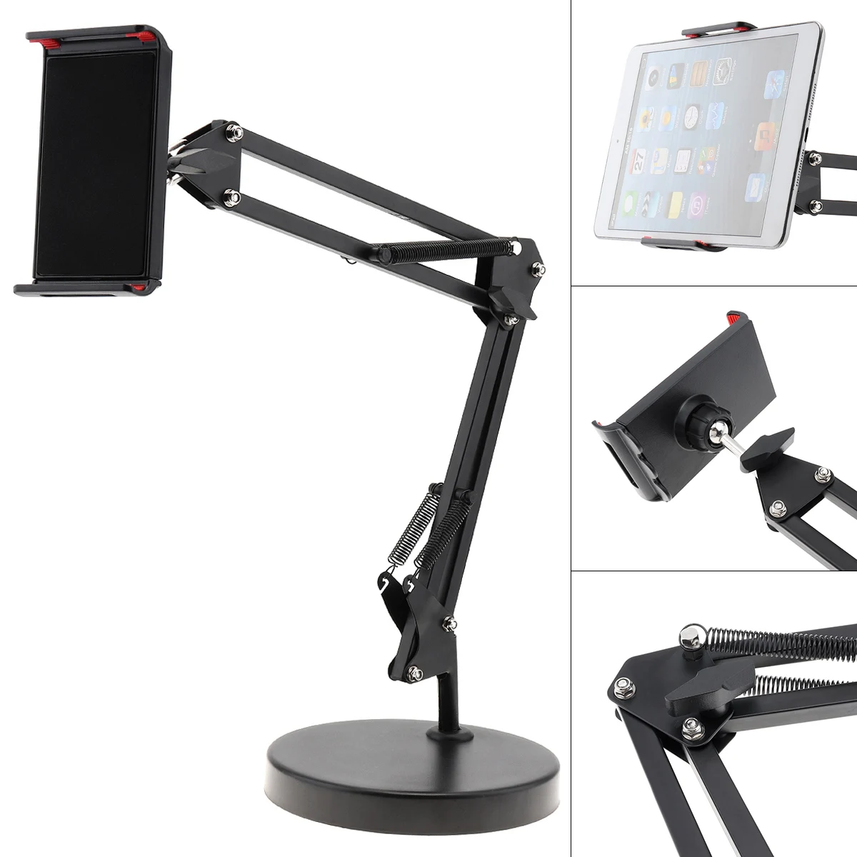 Extendable Tablet Cell Phone Holder With Suspension Boom Scissor Long ...
