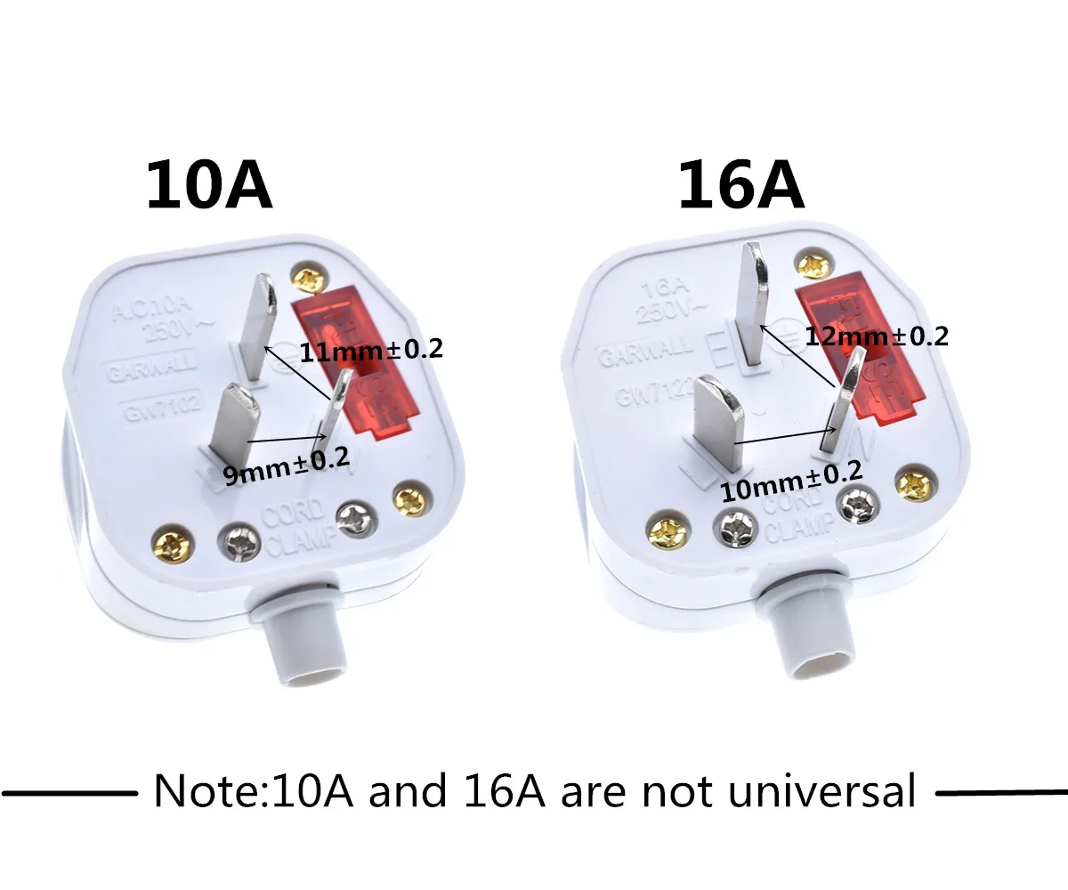 Australia standard 16A/10A 250V Three pole power plug Detachable plug Assembly AU connection ...