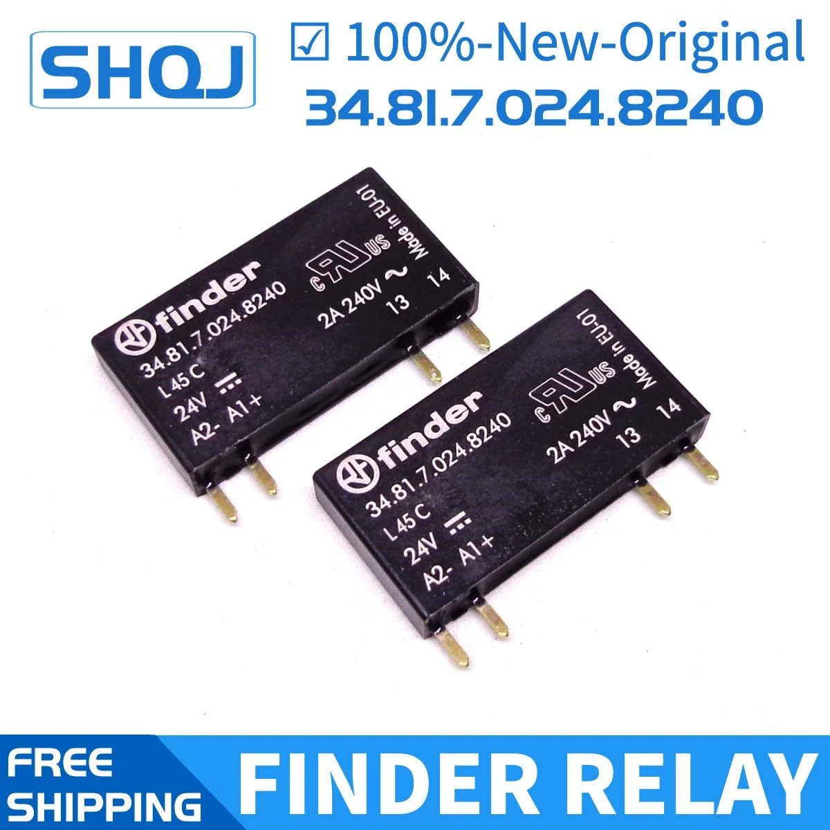 Finder Ssr Relay 34.81.7.024.8240 2a 93.01.7.024 Brand New And Original ...