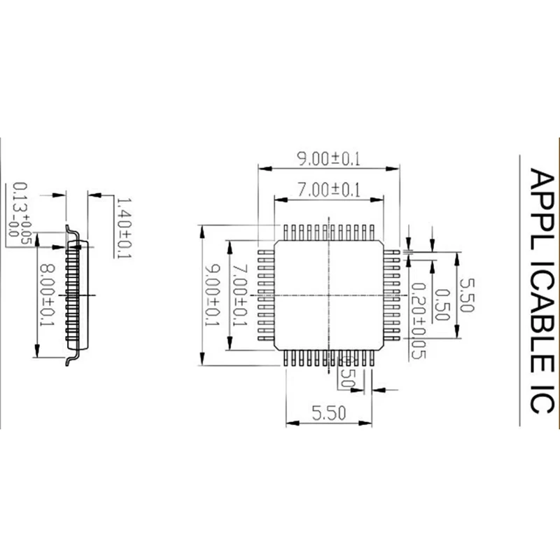 Tqfp48 Qfp48 к Dip48 0,5 мм Шаг Lqfp48 к Dip48 Адаптер для программирования Mcu тест Ic разъем ...