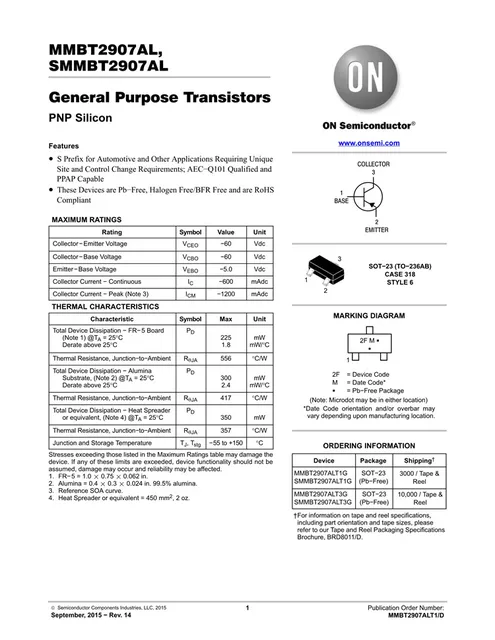 2f Smd Transistor Datasheet Supplier | www.micoope.com.gt
