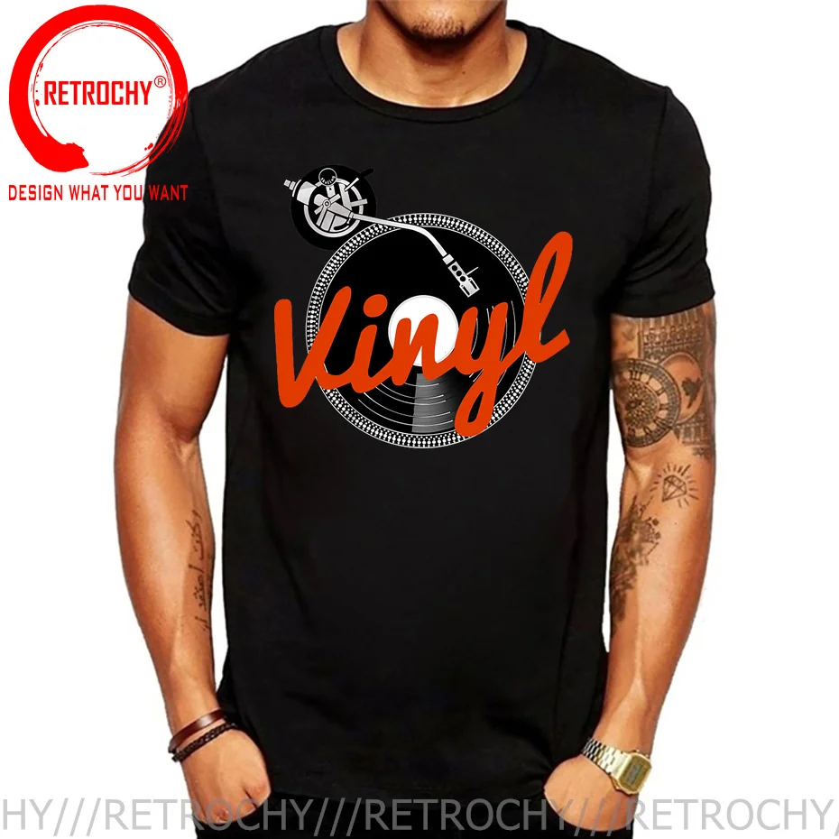 Remeber-retro-vinyl-record-player-t-shirt-70S-80S-DJ-lovers-tshirt-Men ...