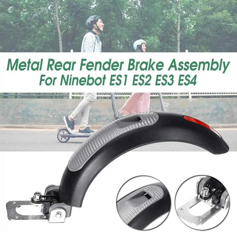 Upgraded Metal Rear Brake Fender Assembly For Ninebot ES1 ES2 ES4 ...