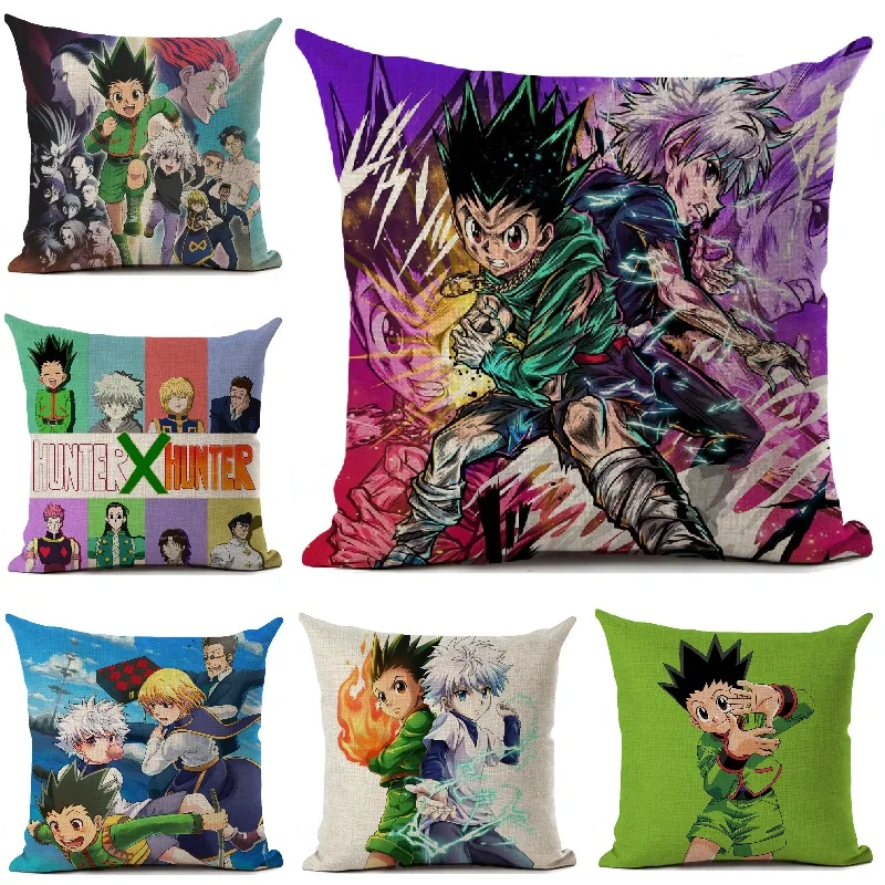 Anime Hunter Pillow Covered | Anime Cushion Cover Pillow | Anime ...