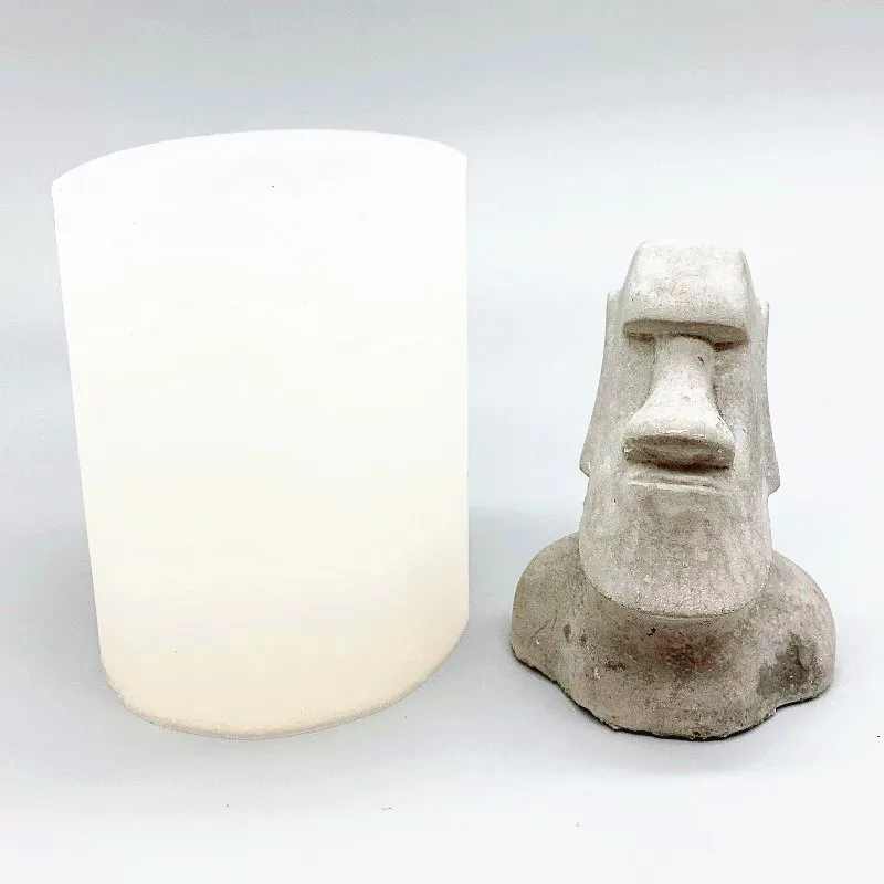 Molde de silicona para velas, estatua de Moai de Isla de Pascua ...