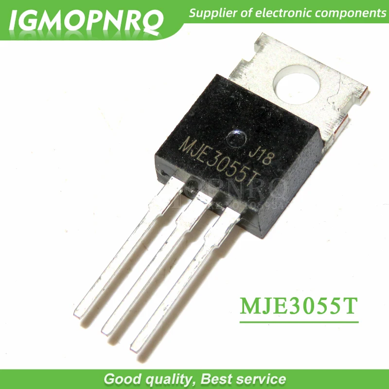 5Pair MJE3055T MJE2955T MJE3055 MJE2955 10A/70V PNP TO220 transistor ...