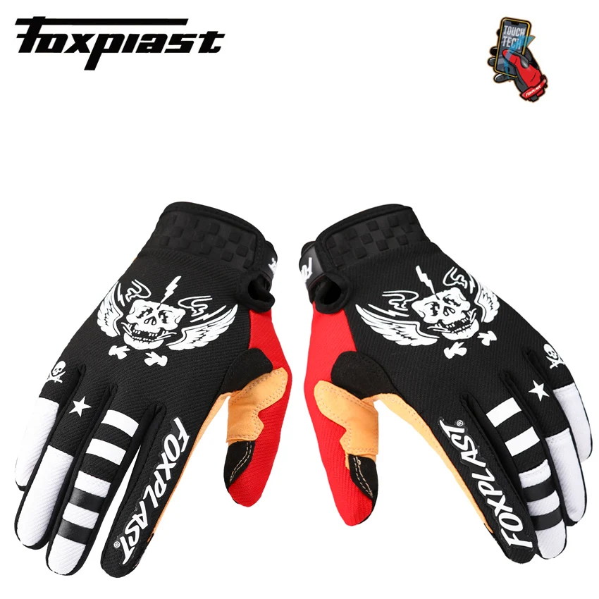 Foxplast Motorcycle Motocross Glove Men Touch Screen Breathable ...
