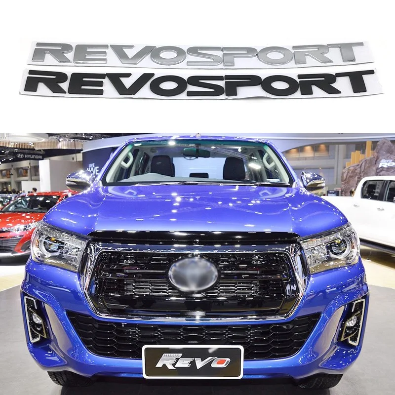 Para toyota revo esporte frente capa emblema logotipo emblema revosport ...