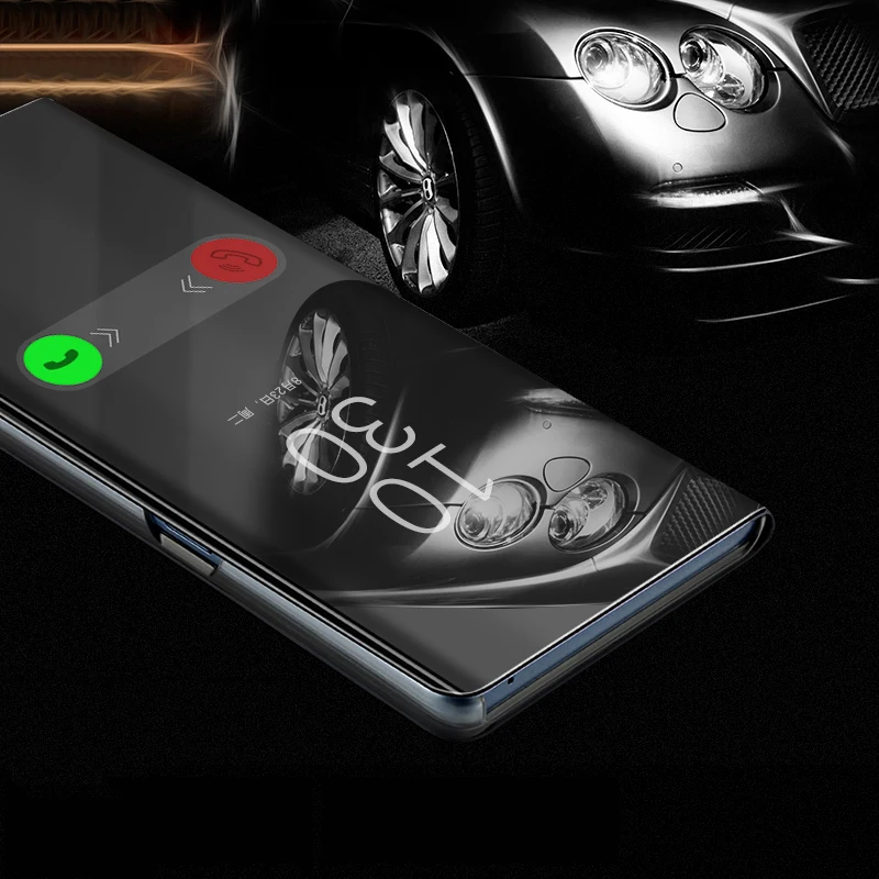 Умный зеркальный флип-чехол для телефона для One Plus 7 7 Pro, кожаный ...