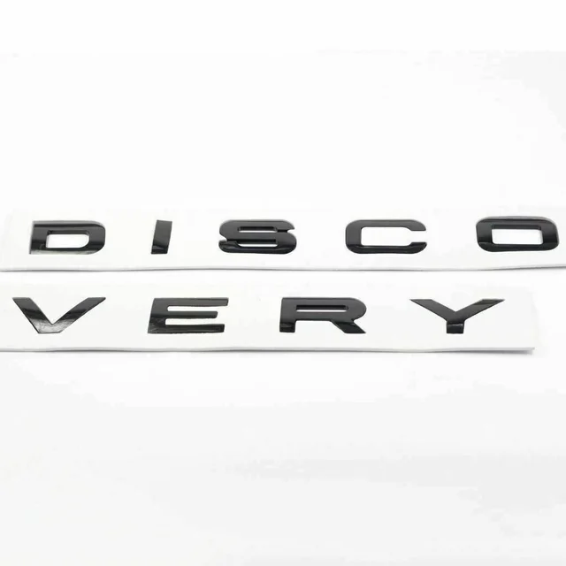 3D Letter DISCOVERY Car Rear Front Badge Emblem Decal Sticker for Land ...