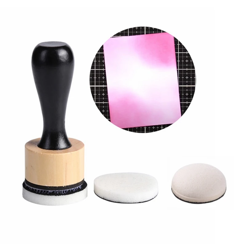 Mini-Ink-Blending-Tools-with-Mixing-Round-domed-Foams-Sponge-Paint-Tool ...