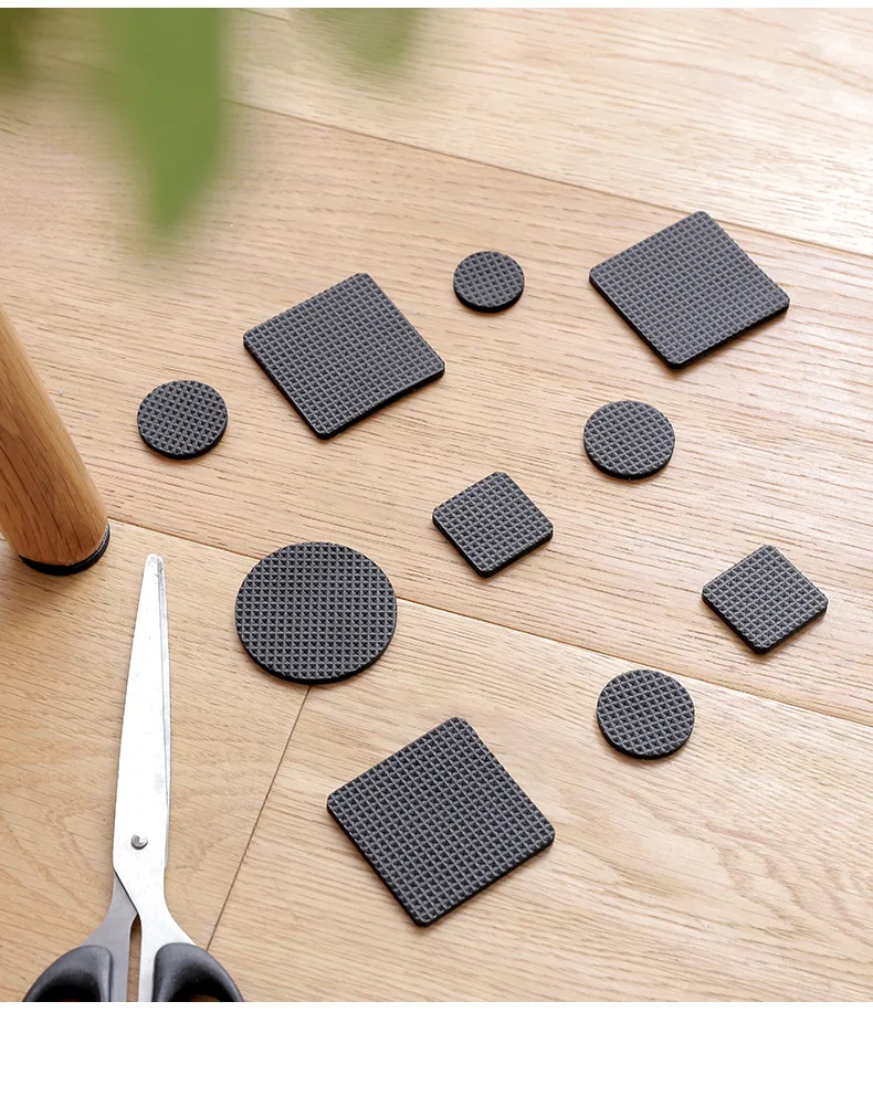 PIED DE MEUBLE,1sheet f--Tapis auto adhésif pour pieds de meubles, 1 24 ...