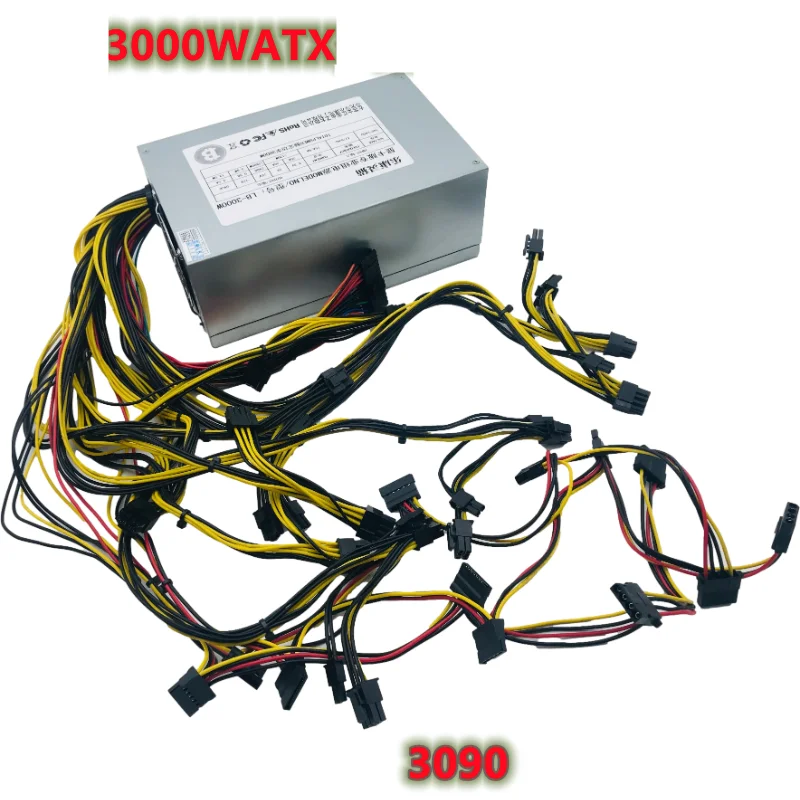 Miner PSU For Multi Channel Graphics Card Power Supply 3000W Mining ...
