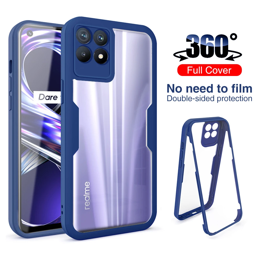 Covers Realmi 8i Case 360° Full Coverage Protect Shell For Realme 8 Pro ...