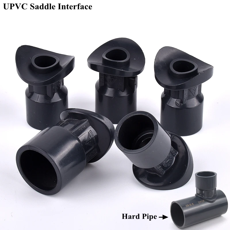 1pc 32~110 mm UPVC Saddle Interface Arc Generation Tee Saddle Joint ...