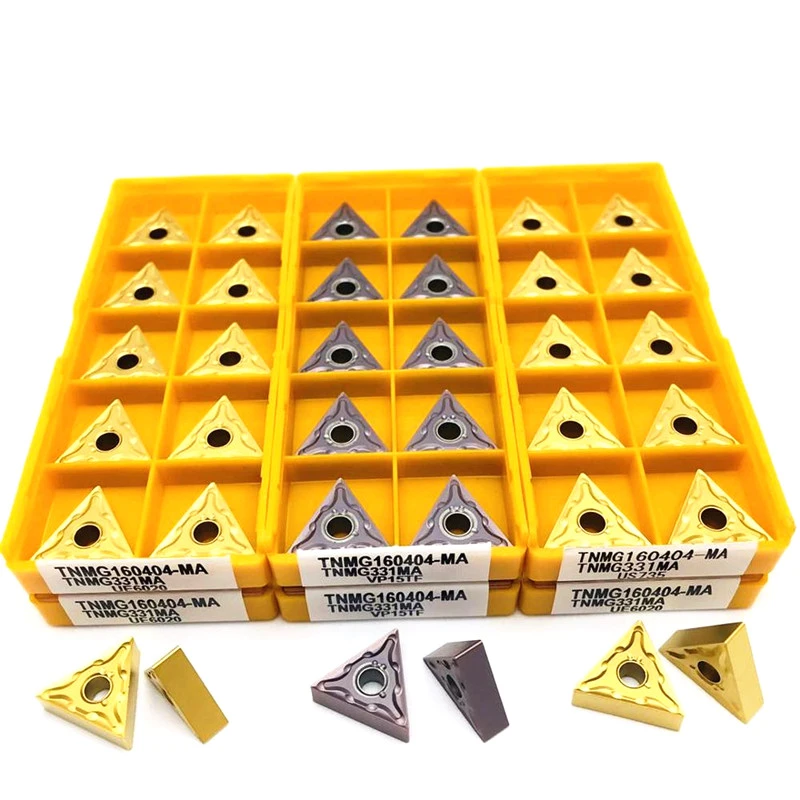 TNMG160404 TNMG160408 MA US735 UE6020 VP15TF TF CQ CA4125 Carbide insert External Turning Tools ...