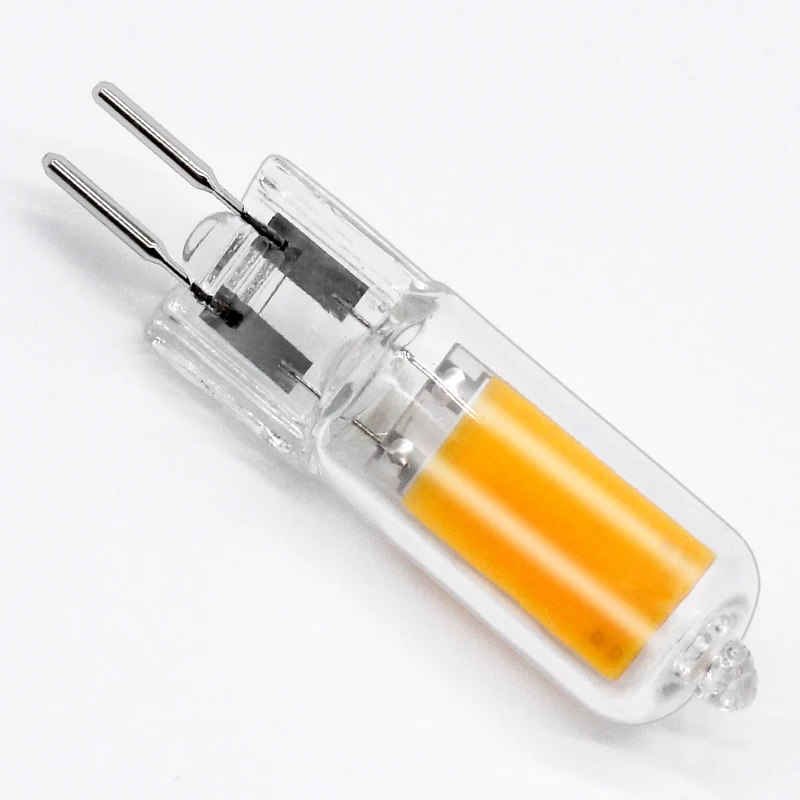 New G4 Led Lamp 220V 230V COB LED Bulb 360° lighting Glass Body 6W 9W ...