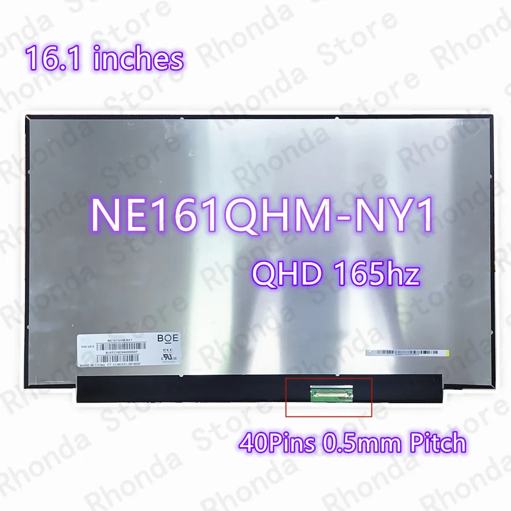 NE161QHM-NY1 NE161QHM-NY1 Laptop LCD screen 16.1 inch QHD 2K 165Hz ...