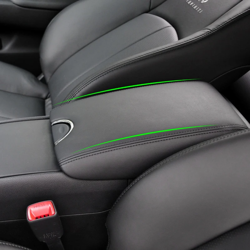 Car Accessories Center Console Lid Armrest Box Leather Cover Sticker ...
