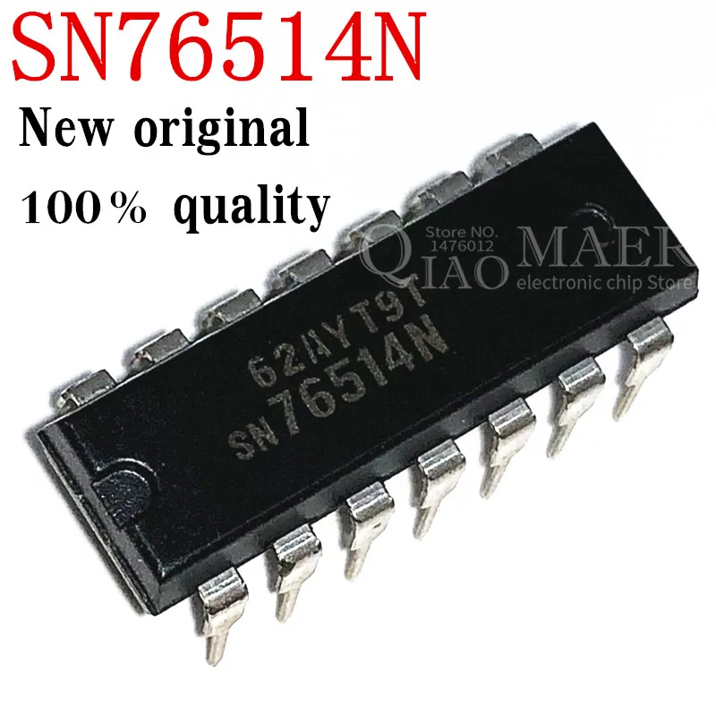 1 pces sn76514n sn76514 dip 14 ic novo e original|Circuitos integrados| - AliExpress