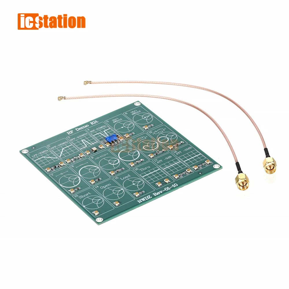 RF Demo Kit for NanoVNA VNA RF Test Board Vector Network Test Filter ...