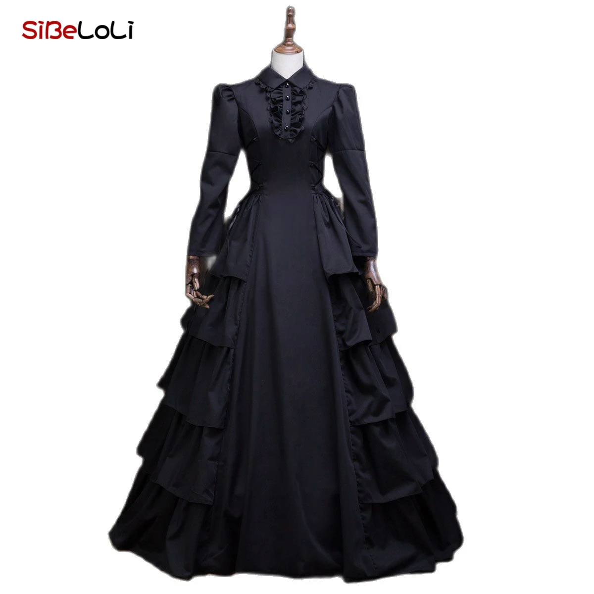 Victorian Gothic Theater Dress | Victorian Vampire Women Dress - Dress ...