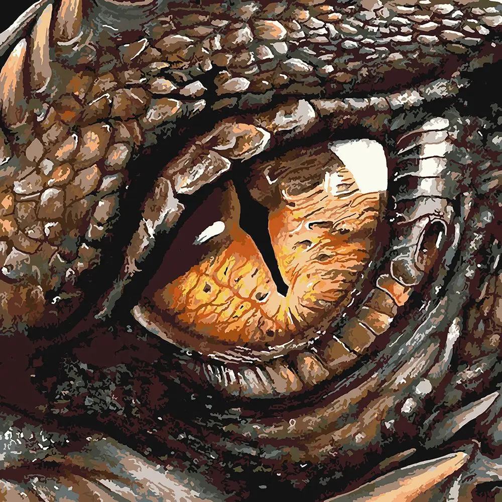 Dinosaur Eye Drawing