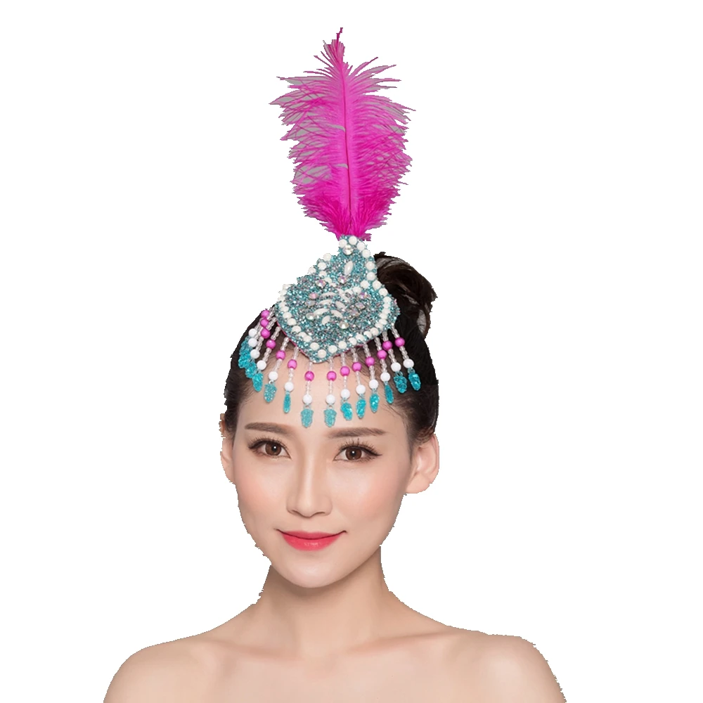 Headwear-Modern-Stage-Accessories-Dance-Flower-Dance-Headpiece-Yangge ...